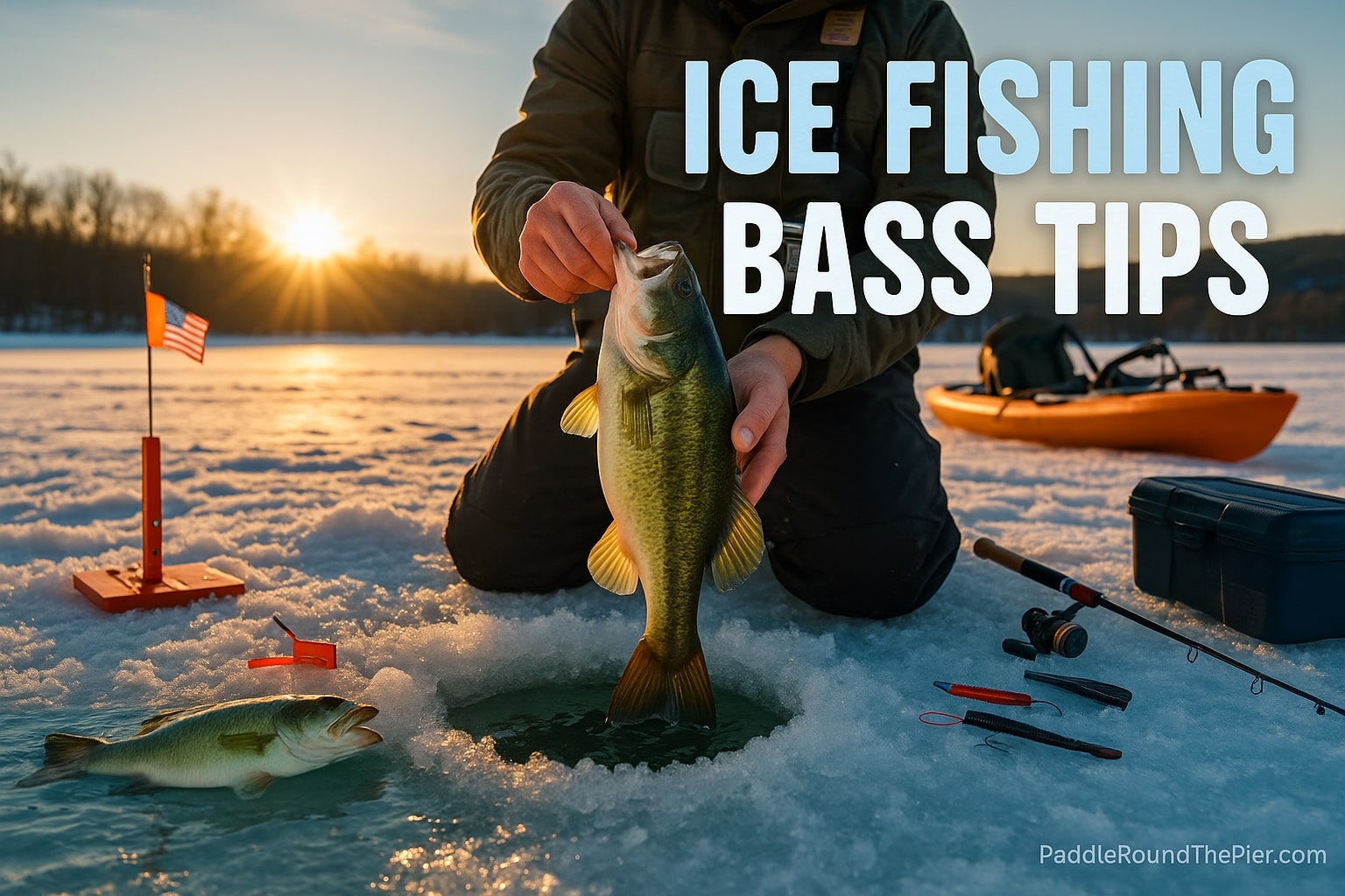 Tips For Ice Fishing Bass This Coming Winter - Catch More Largemouth ...
