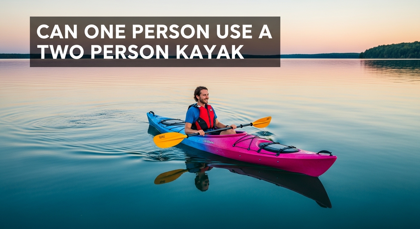 Can One Person Use a Two Person Kayak? Complete Guide 2026
