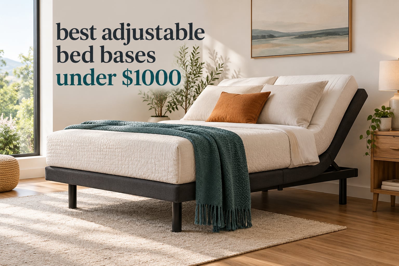 10 Best Adjustable Bed Bases Under $1000 (October 2026)